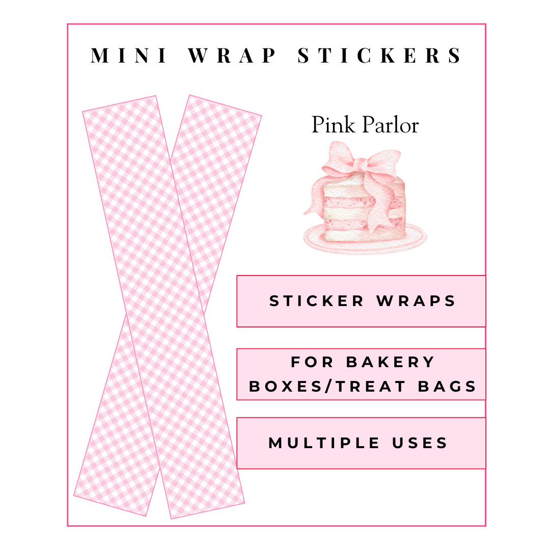 MINI Wrap Stickers: Pink Parlor – The Pink Crumbb