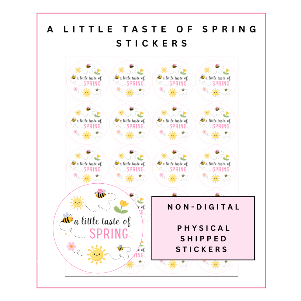 Physical Stickers: A Little Taste of Spring – The Pink Crumbb