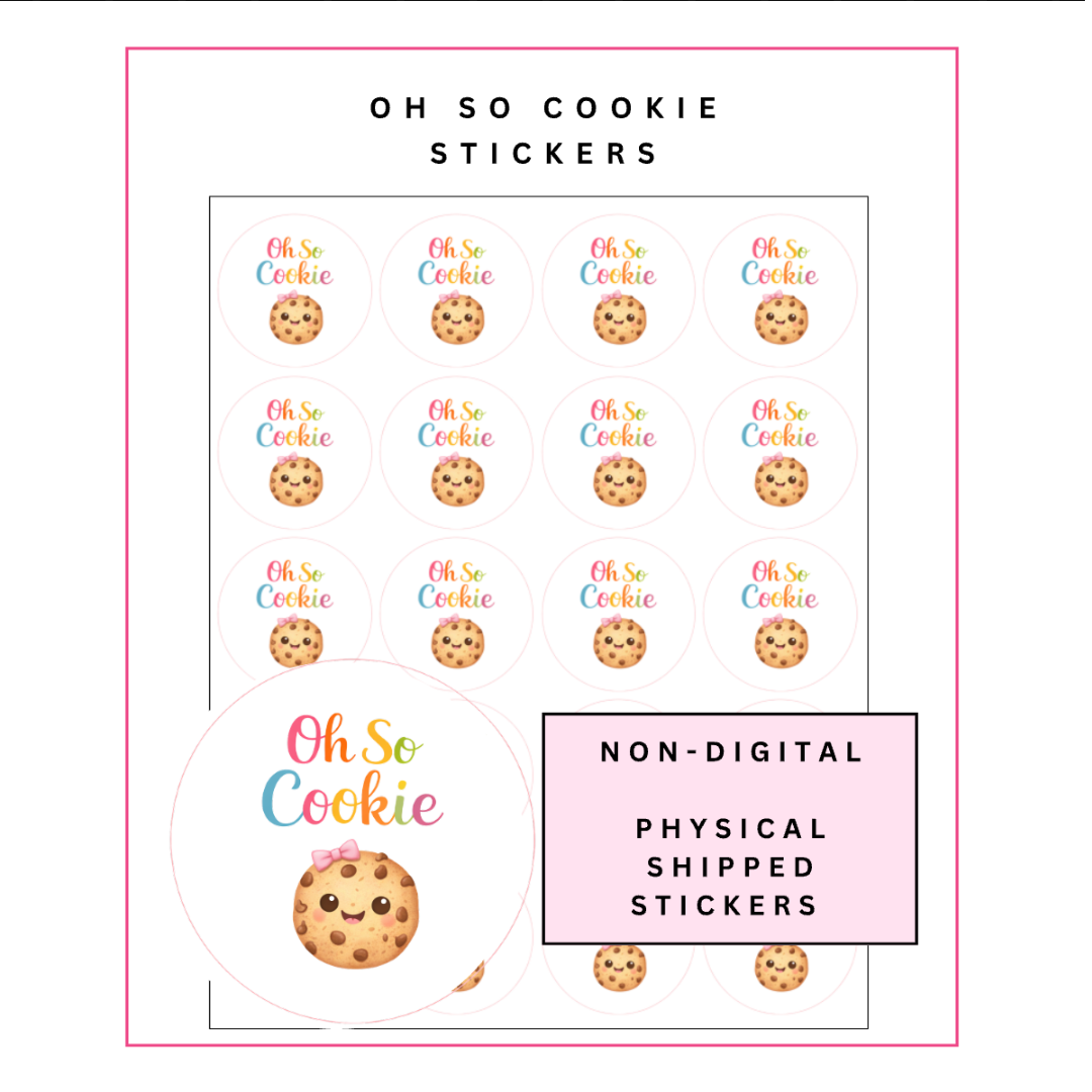 Physical Stickers: Oh So Cookie – The Pink Crumbb