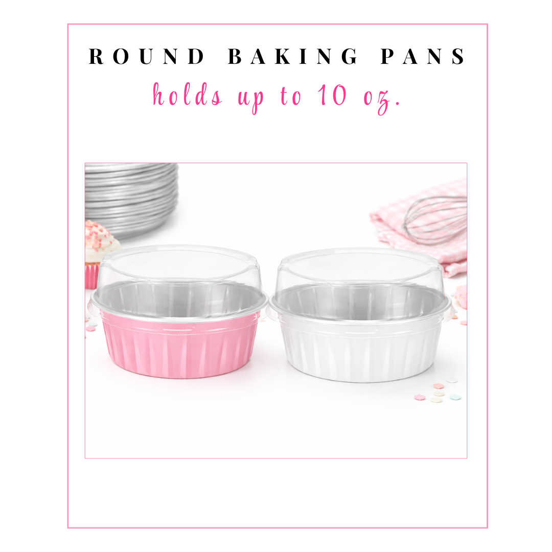 Round Baking Pans with Lids – The Pink Crumbb